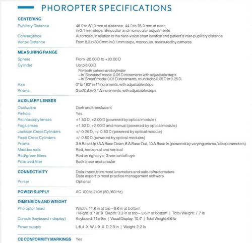 Vision-R 800 Auto Refraction System - Essilor Instruments USA