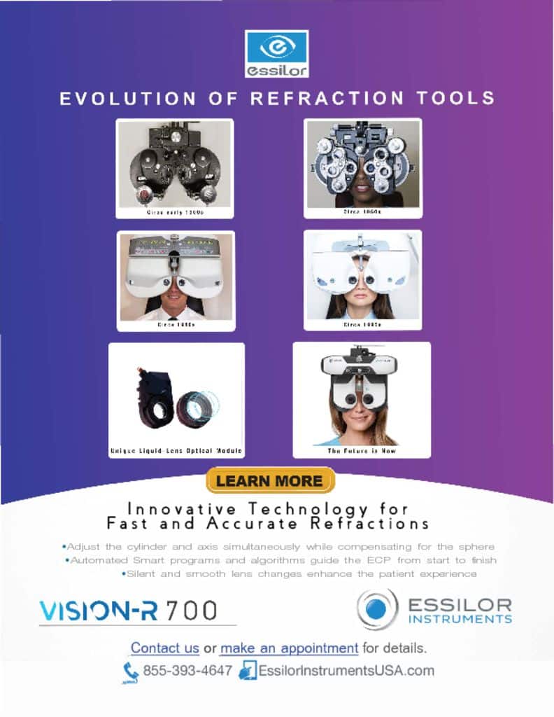 Vision-R 700 Refraction System - Essilor Instruments USA