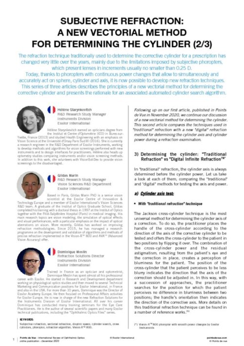 Vision-R 800 Auto Refraction System - Essilor Instruments USA