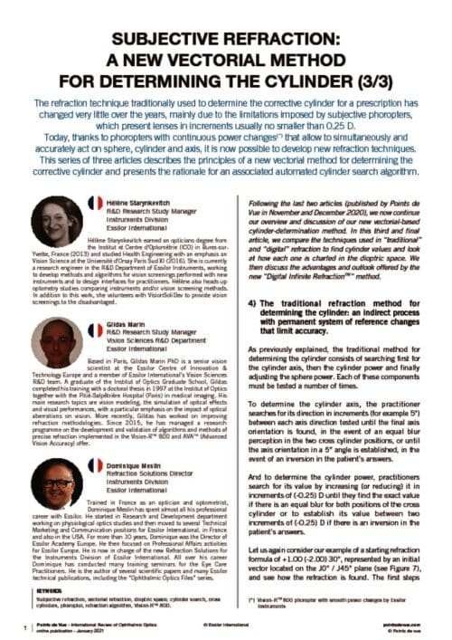 Vision-R 800 Auto Refraction System - Essilor Instruments USA