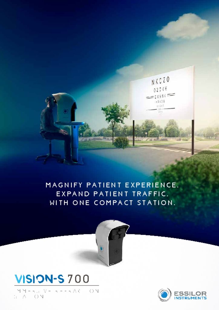 Vision-S 700 Immersive Refraction Station - Essilor Instruments USA