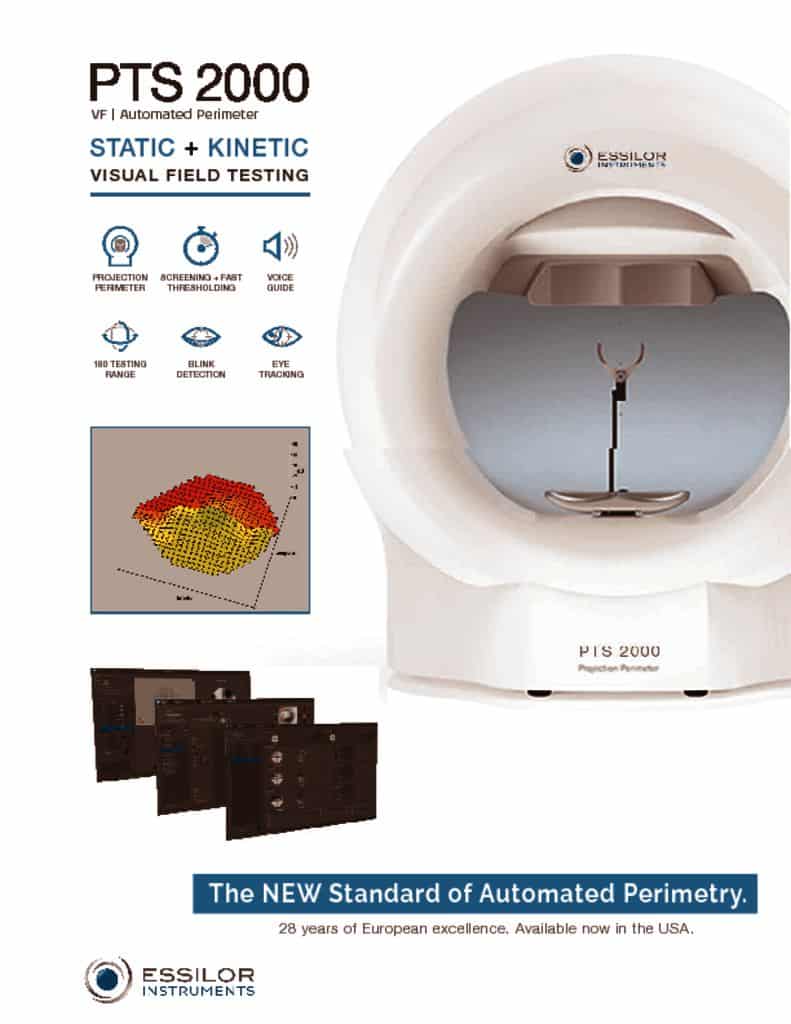 PTS 2000 Automated Perimeter - Essilor Instruments USA