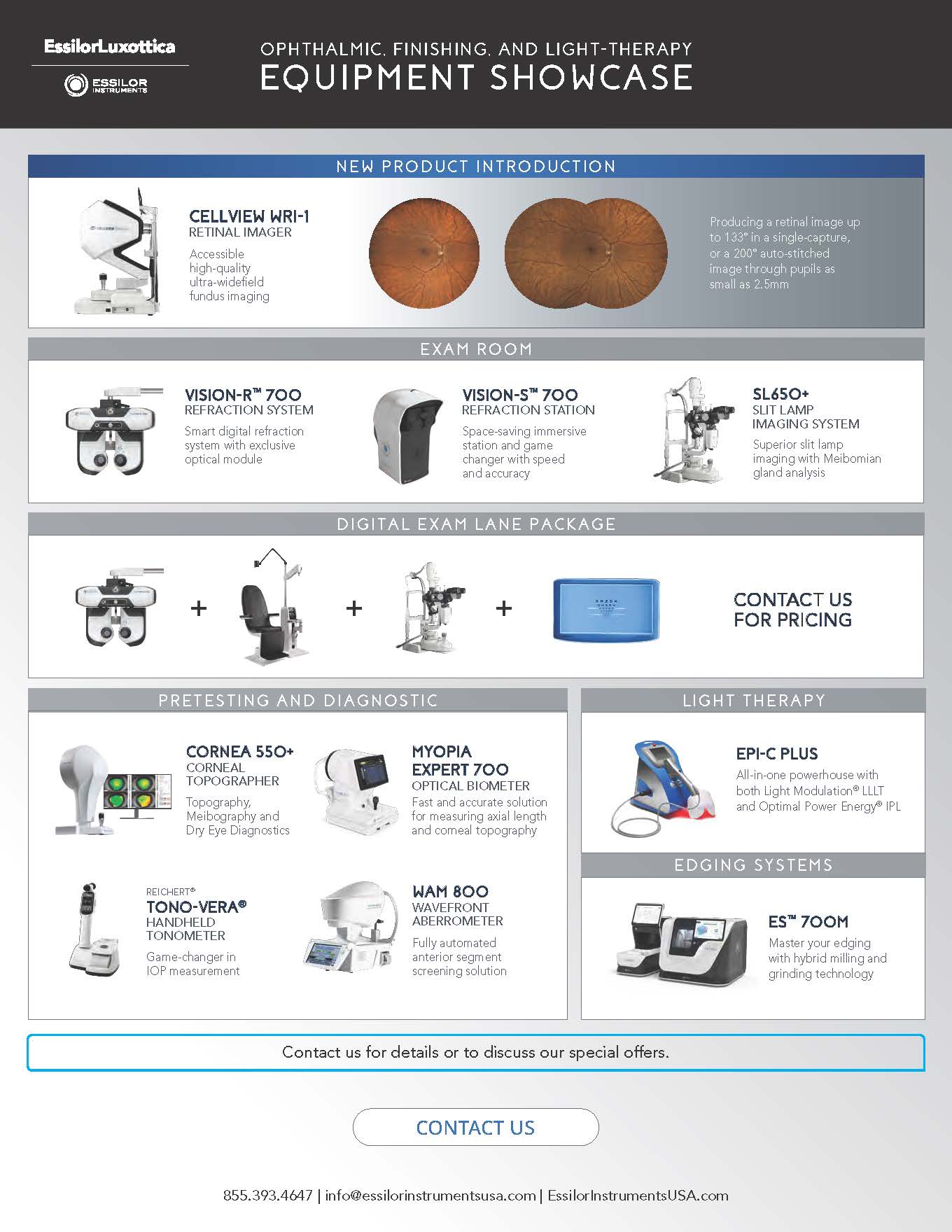 Advertisements - Essilor Instruments USA